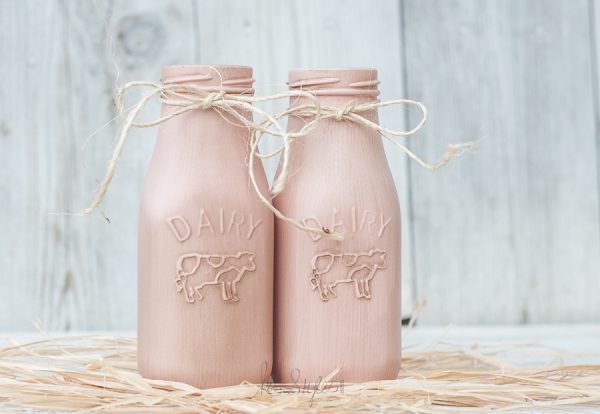 Cow Painted Mason Jar – Sprinkled and Painted at KA Styles.co